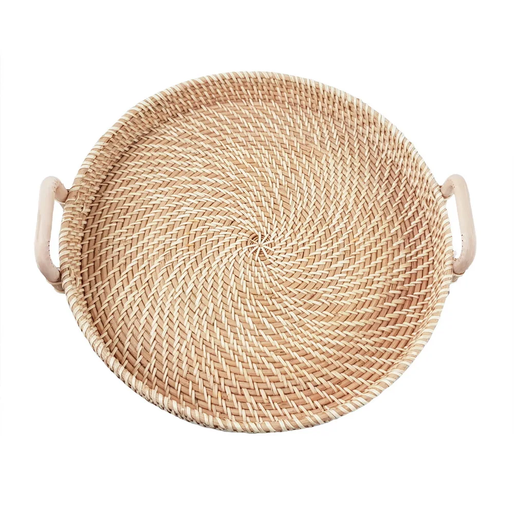 Rattan Tray High Quality Natural Woven Serving Tray Handmade From ...