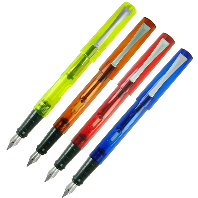 Luxury Plastic Fountain Pen With Ink Cartridges - Buy Fountain Pen ...