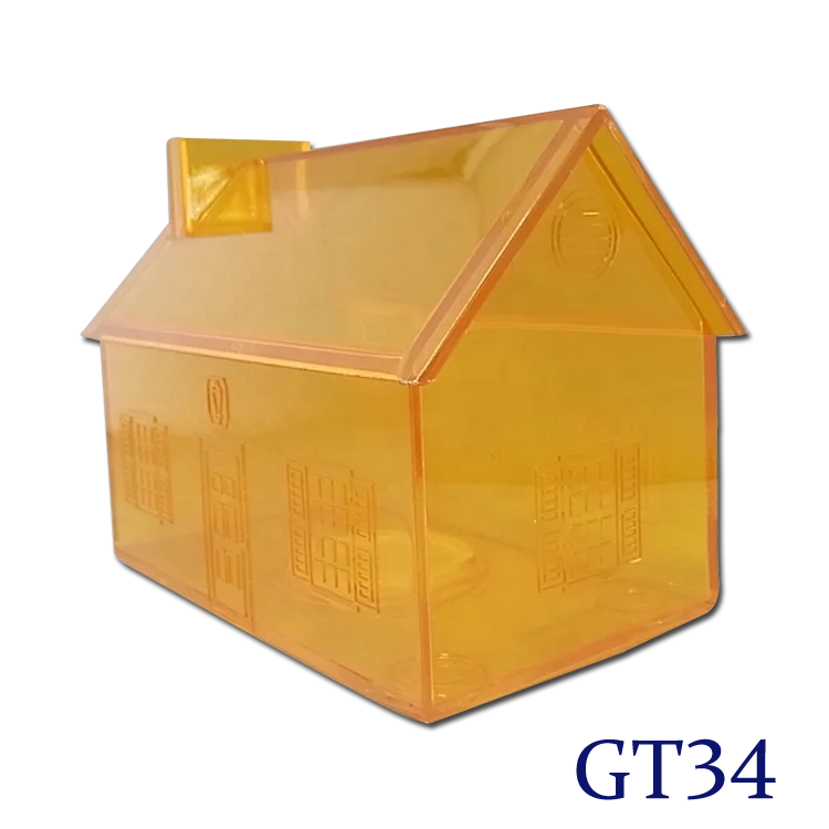 Large Plastic House Shaped Piggy Coin Bank Money Box - Buy House Shaped ...