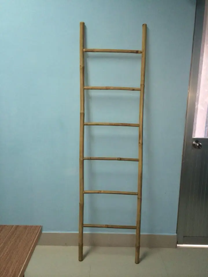 Eco-friendly Bamboo Ladder / Bamboo Ladder Shelf/ Bamboo Ladder Towel ...