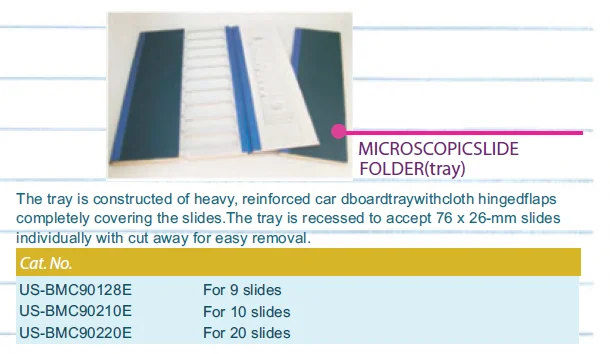 Microscopic Slide Folder - Buy Slide Folder,Microscopic Slide Cardboard ...