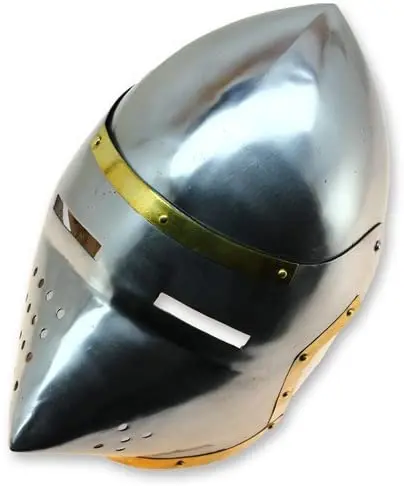 Medieval Pig Face Bassinet Helmet Armor Solid Steel Historical ...