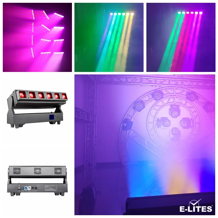 New Arrival Rotating Led Bar 4in1 Moving Beam Bar Light Pixel Led 6pcs ...