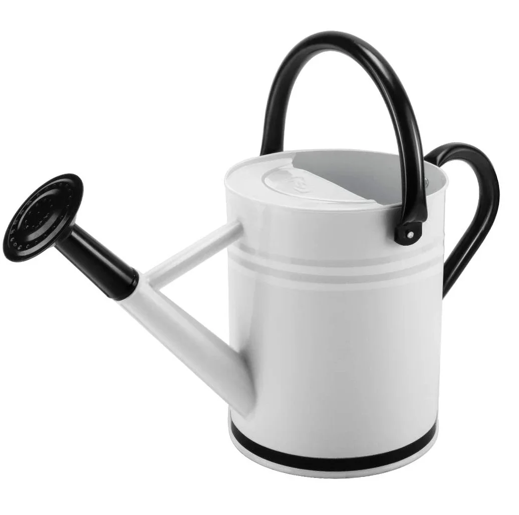 White Color Metal Watering Cane Rounded Shape Wholesale Luxury Garden ...