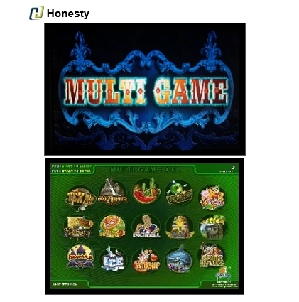 95 Scores Coin Operated Game Board - 15in1 Dual Screen Arcade