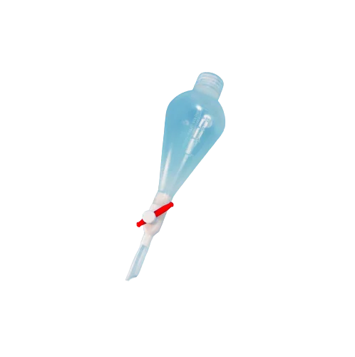 Transparent Polypropylene Pear Shape Separatory Funnel With Pp Screw ...