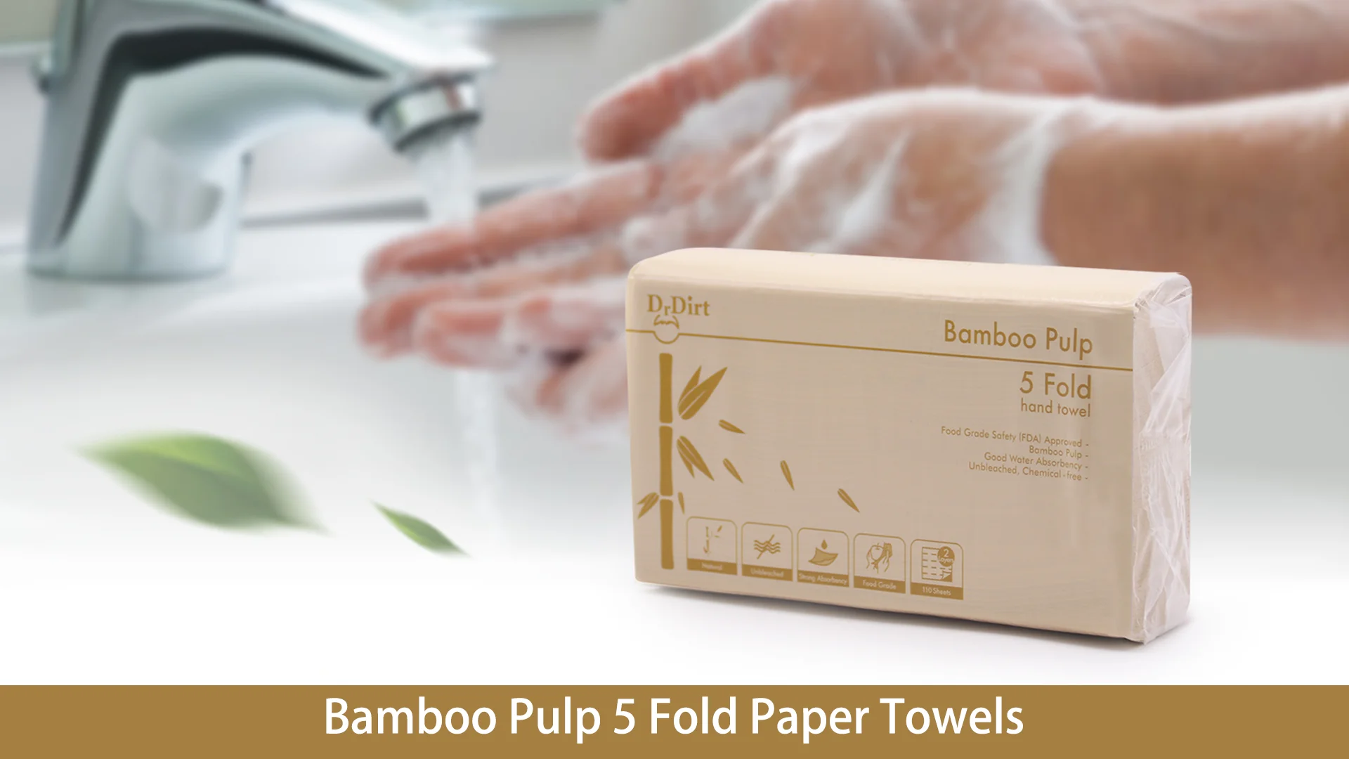 Home And Kitchen Bamboo Pulp Multifold Paper Towels 2 Ply Embossing ...