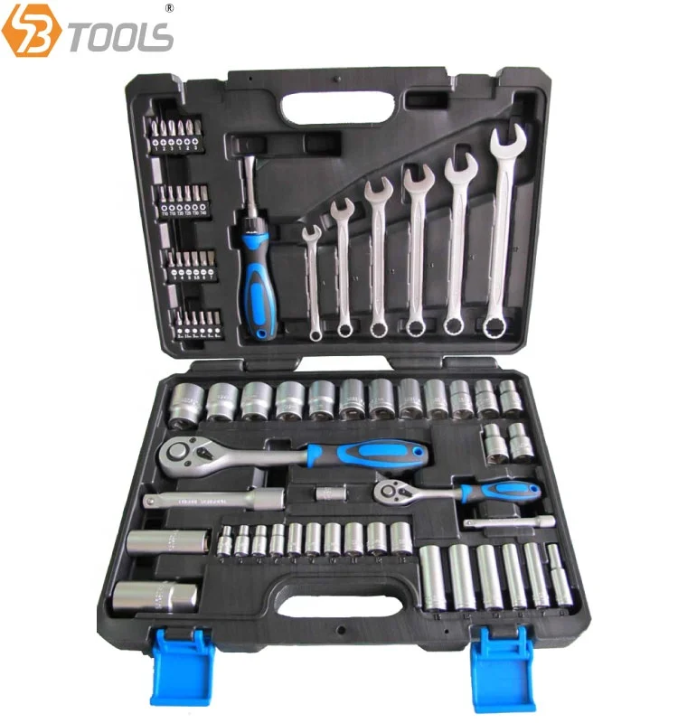 Sbtools 68 PCS Socket Set - Versatile Tool Kit for Auto-repair