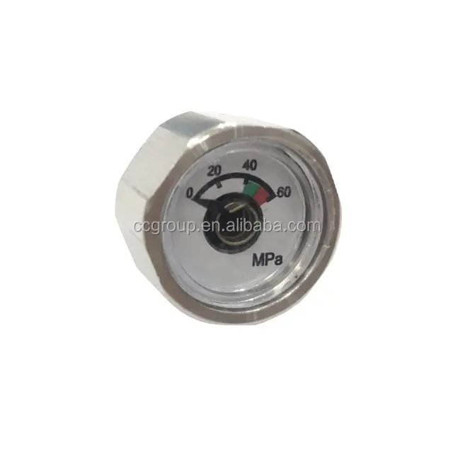 20mm Helical Tube Mini Pressure Gauge - Precision & Durability