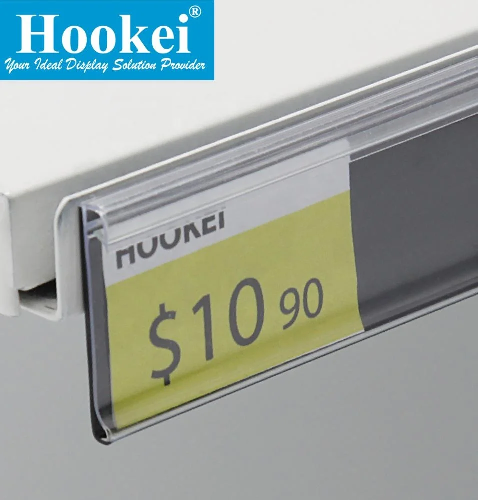 Data Strip Supermarket Label Display Strip Shelf PVC Plastic Data Strip ...