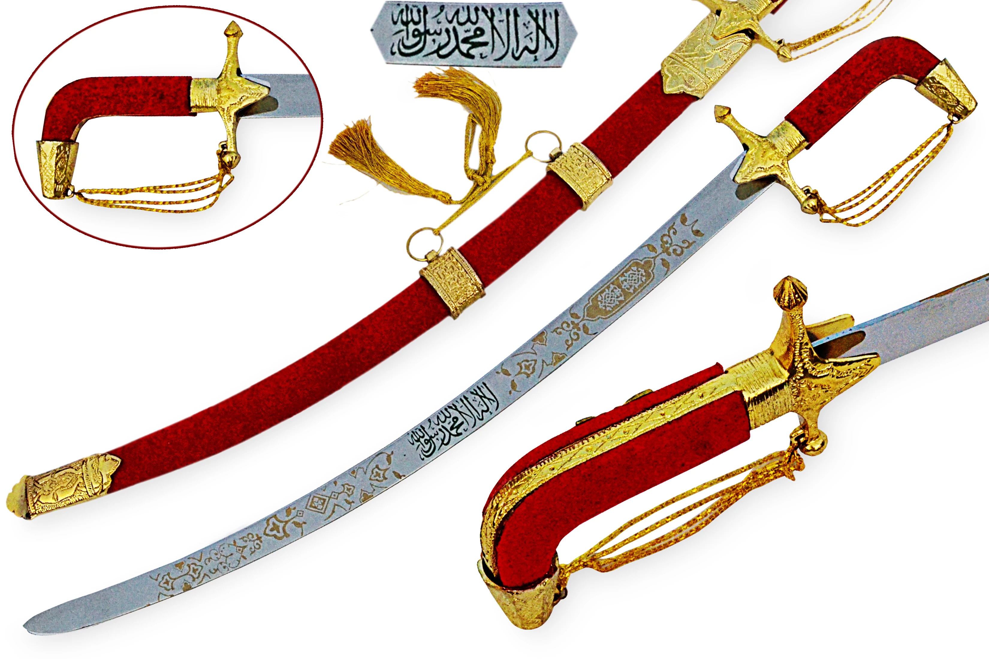 Handmade Ceremonial Sword Not Sharp Wholesale Brass or Steel Hilt OEM ...