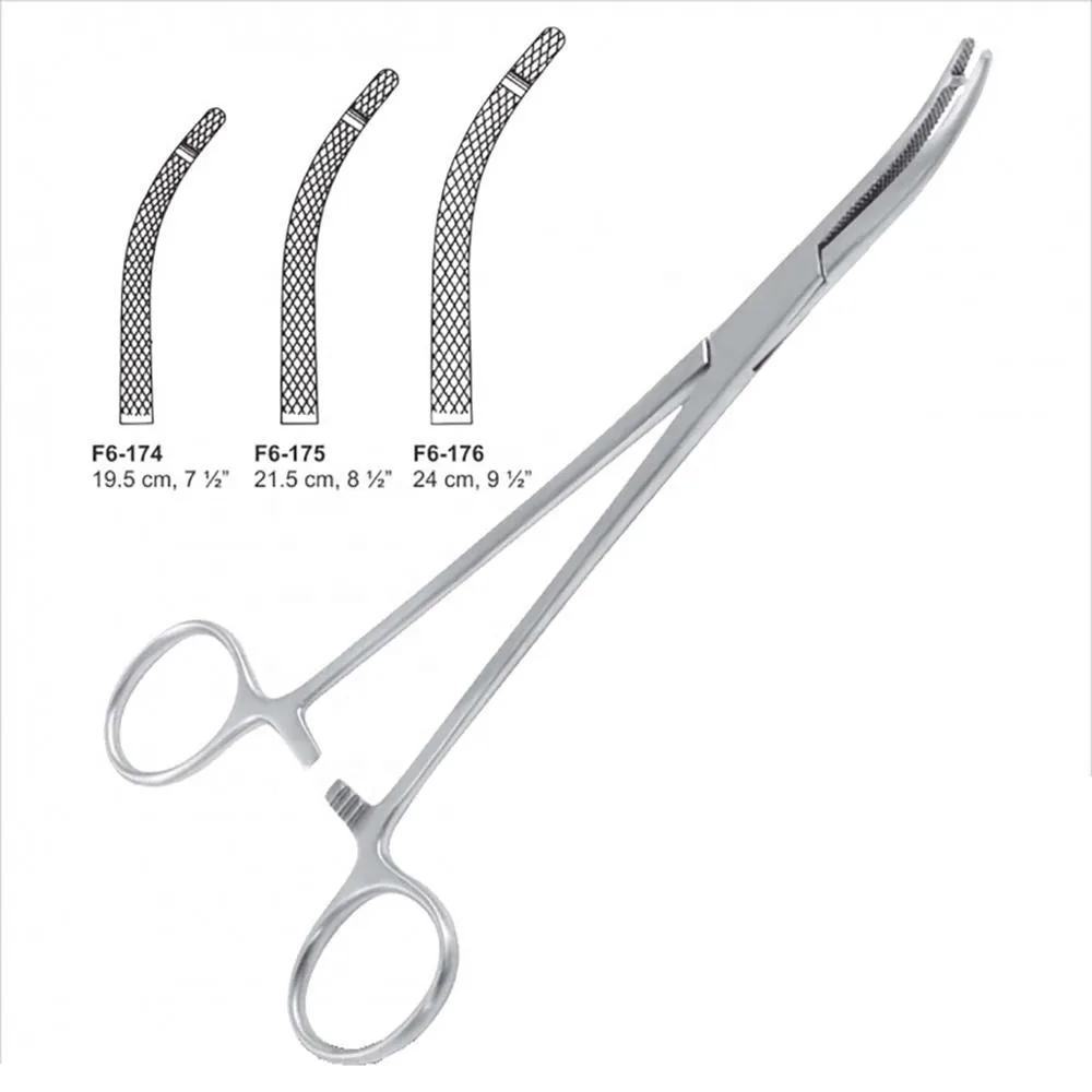 Pinzas hemostáticas Heaney para cirugía - Acero inoxidable, personalizadas