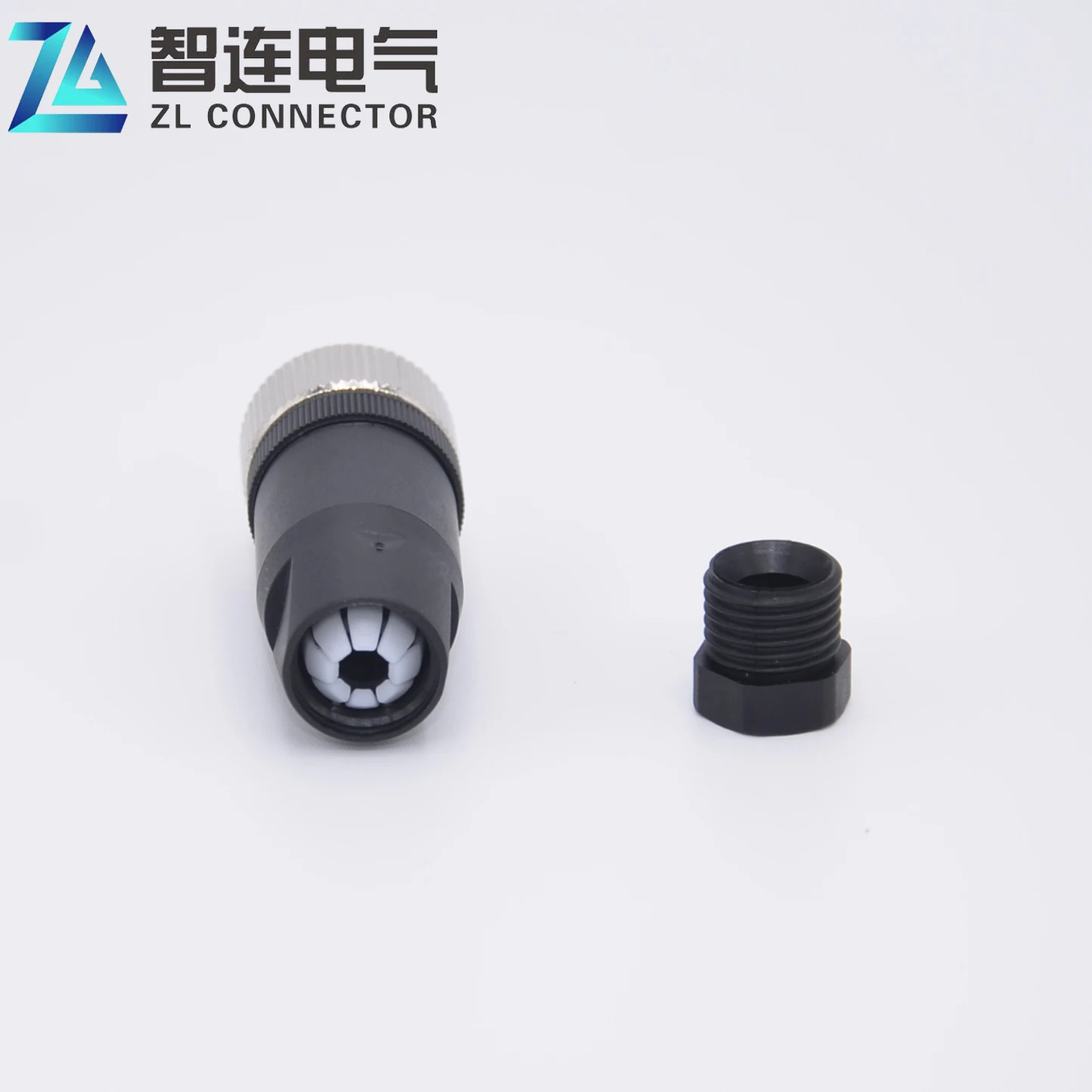 M12 Coupler Screw Assembly Connector Type Male Female Bulkhead M12 ...