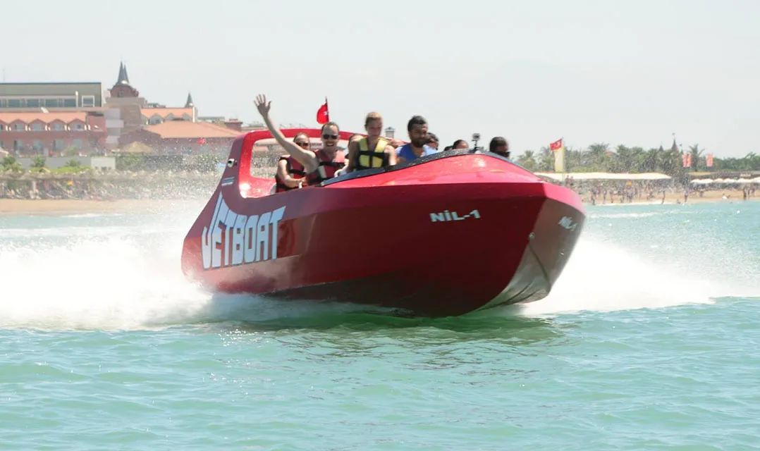 Alesta Marine Luxury Spark Jet Boat Red New Fiber Glass Leisure ...