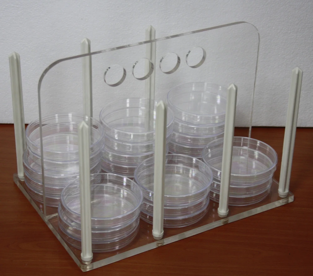Organize Petri Dishes with Radical's Rack - Safe & Efficient