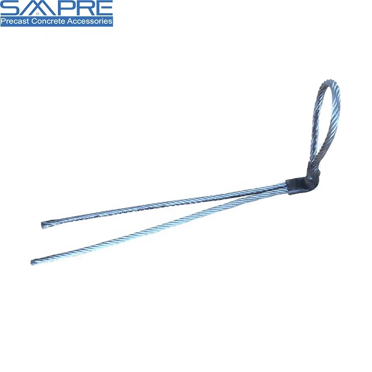 Bent/angled Wire Rope Cast-in Lifting Loop For Construction Precast ...