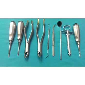 9pcs Premium Dental Oral Surgery Kit Instruments / Tooth Extraction Kit ...