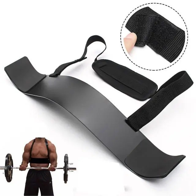 Gaf Biceps Weightlifting Arm Blaster Fitness Isolator Gym Support Strap ...