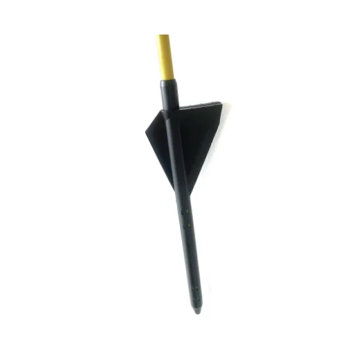 Durable Fiberglass Oval Post with Metal Spike - Ideal for Fencing