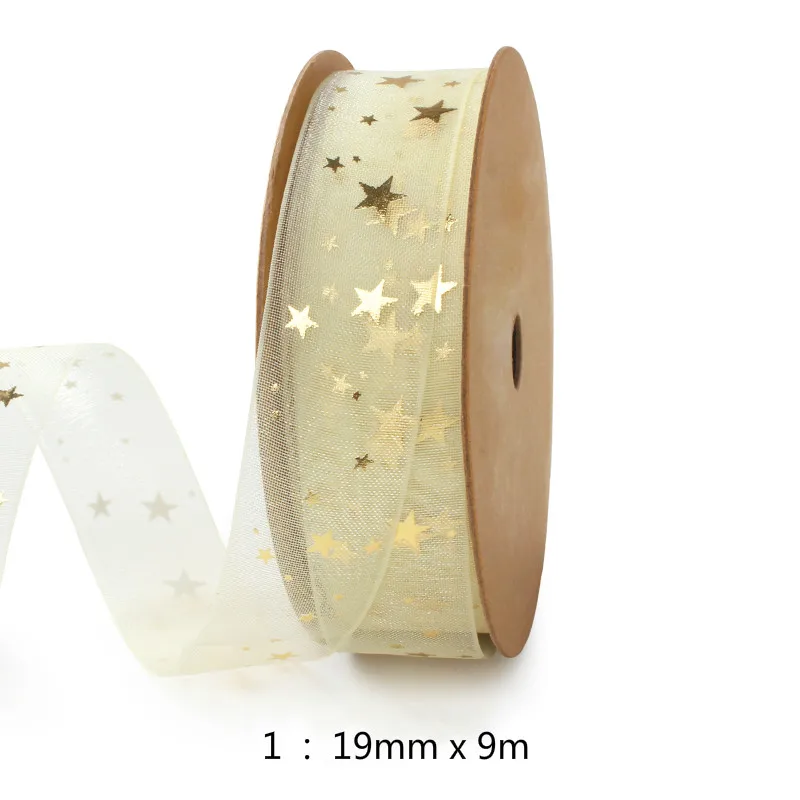 Custom Logo Polyester Name Printed Logo Organza Ribbon For Gift Packing ...