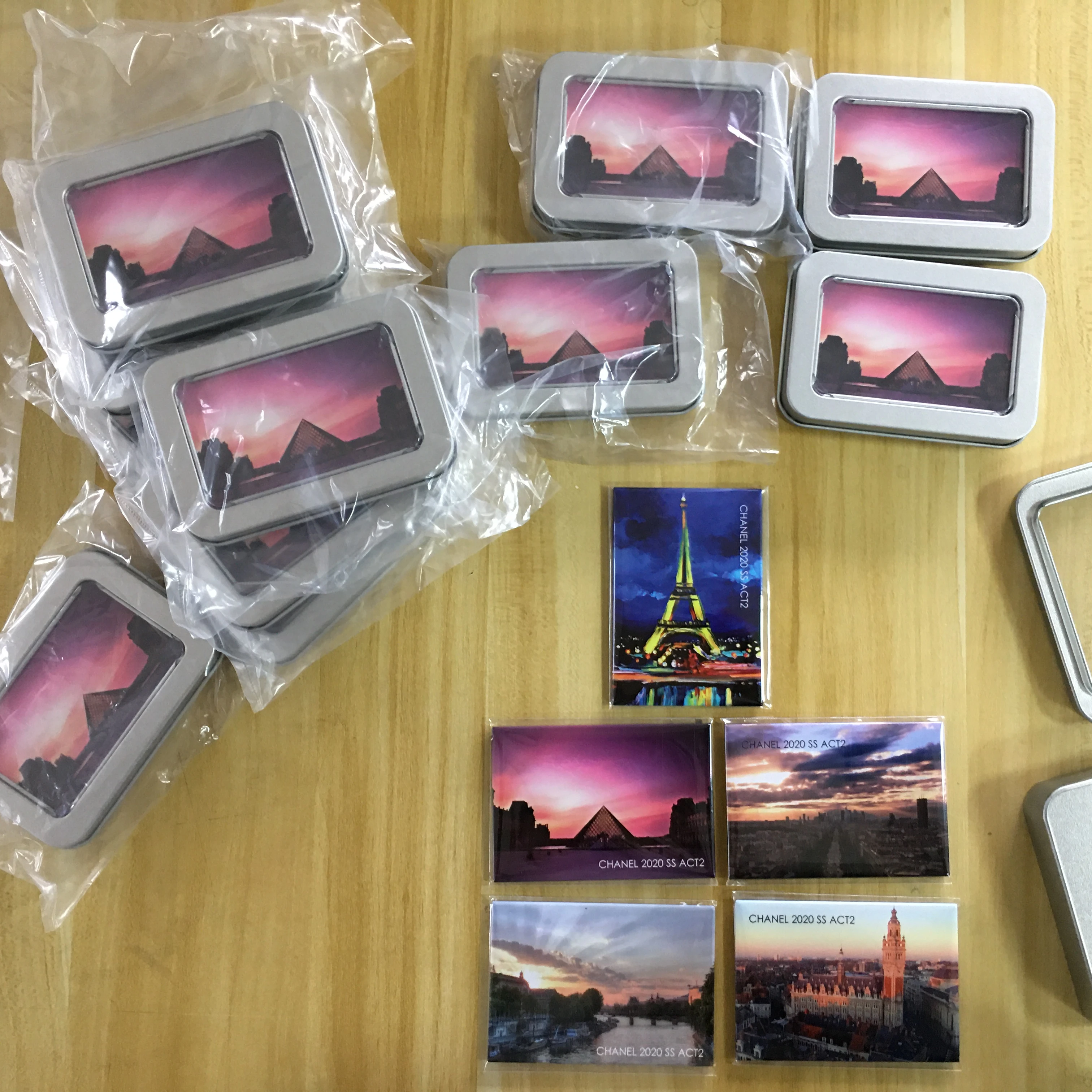 5 Sizes Metal Wrapped Photo Magnets For Tourist Gift,Classical Decorate ...