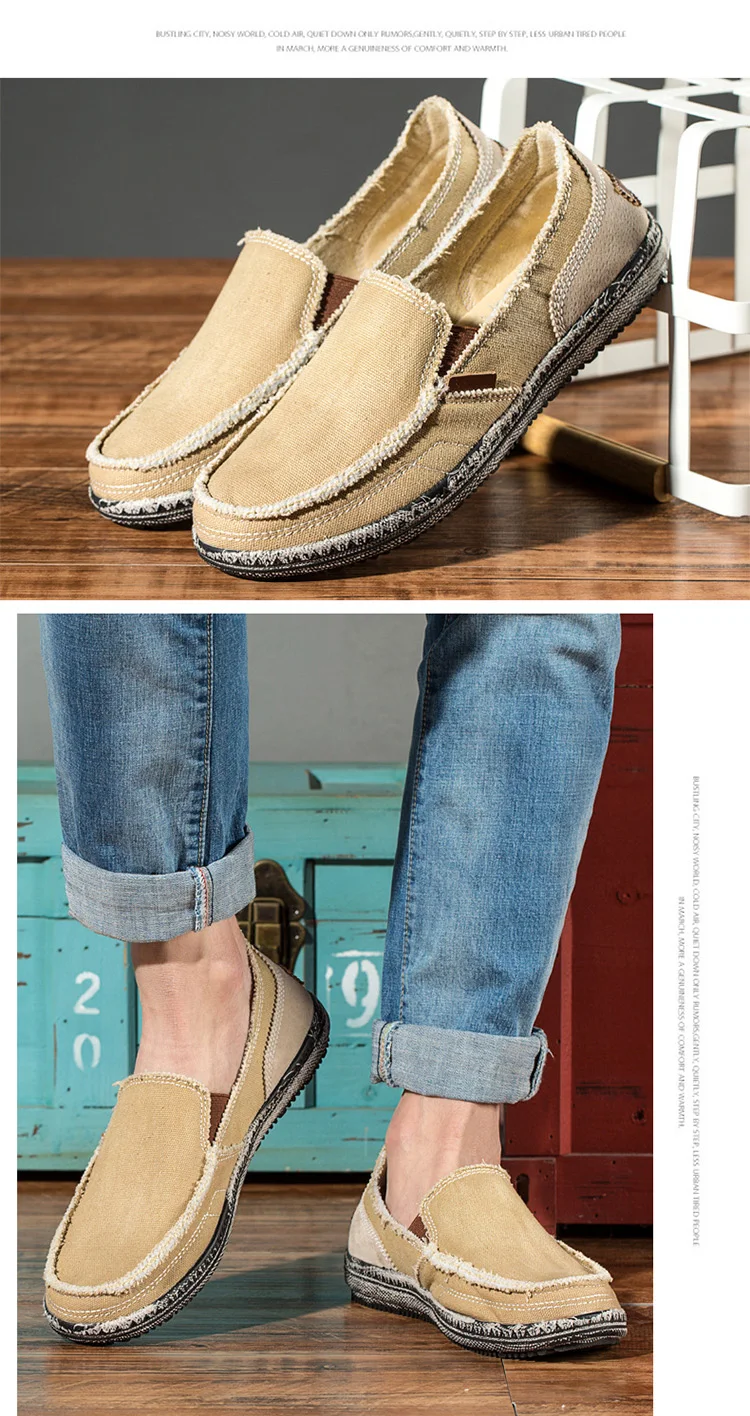 Canvas Driving Shoes - Vintage Style & Breathable Comfort