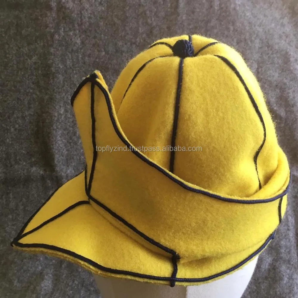 Reproduction Model Men 16th Century Wool Civilian Uniform Hat Brown ...