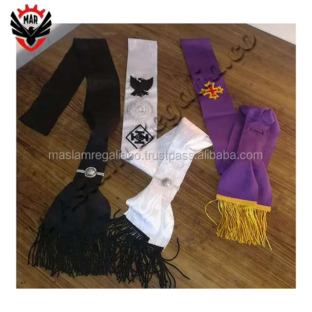 Masonic Knight Preceptor Sash | Masonic Regalia Standard Quality Sash ...