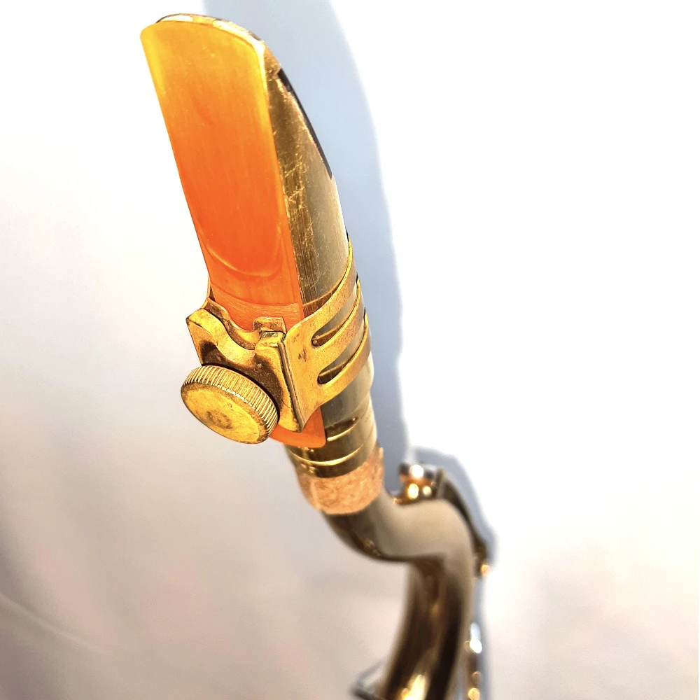 Made In Italy Orange Synthetic Medium Reed Tenace For Tenor Saxophone ...