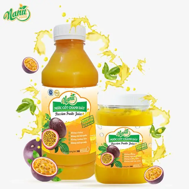 Puré De Jugo De Fruta De La Pasión 100% Fresco Fácil De Usar Y Aplicar ...