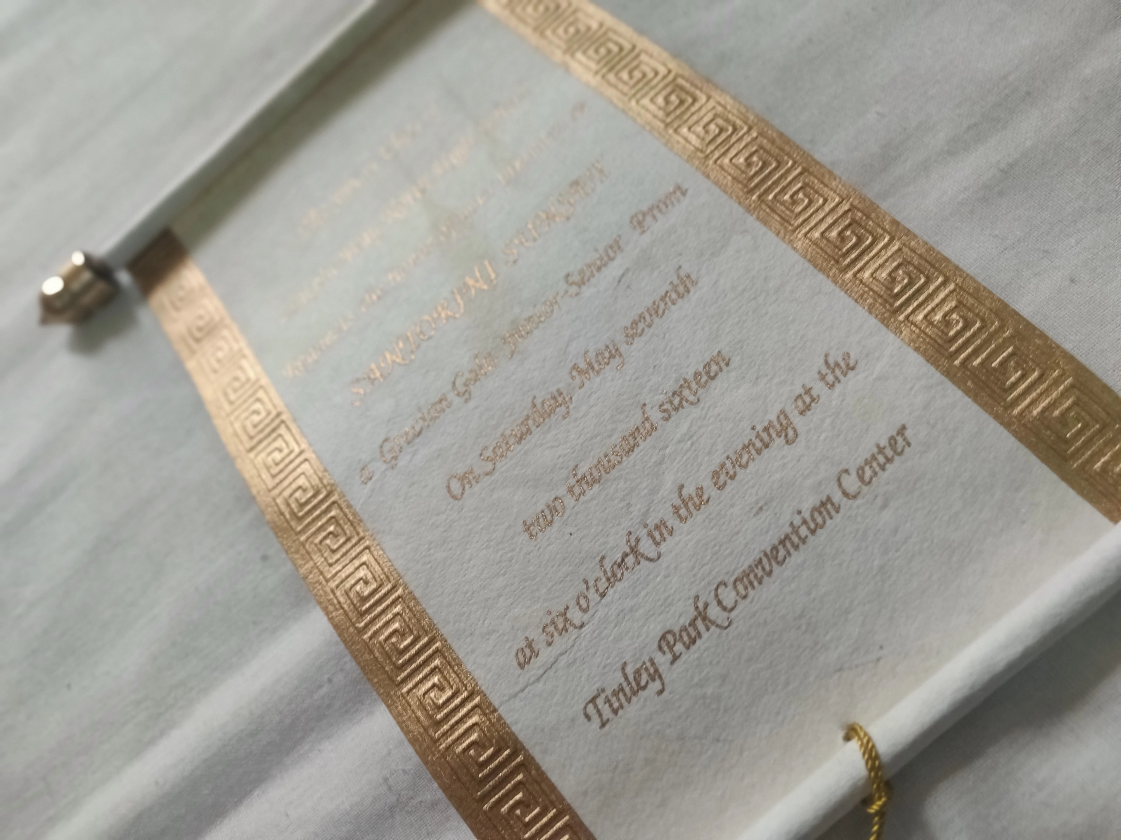 Custom Printed Scroll Invitations for Wedding Invites, Birthday Invites ...