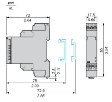 Schneider Off-delay Timing Relay Re17rcmu Electric Safety Timer Relay ...