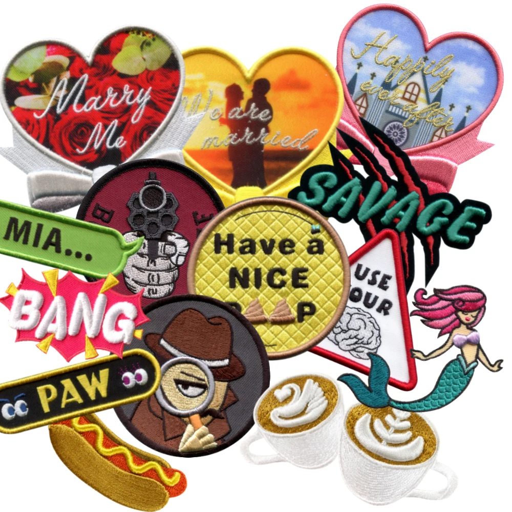 Custom 3D Patches Custom Embroidered Patches New Embroidery Designs ...